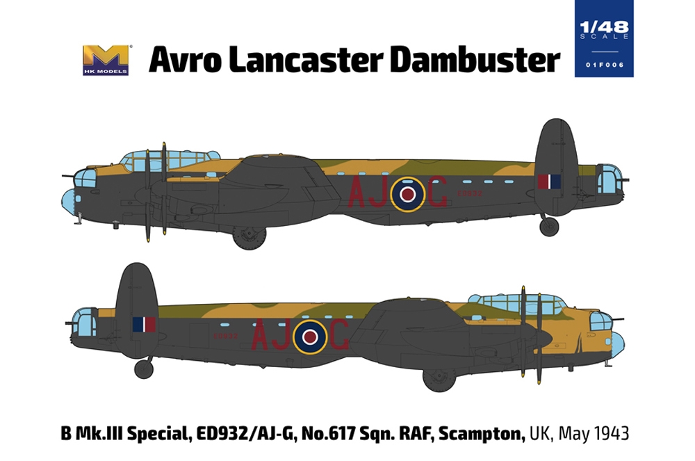 Bachmann Europe plc - British RAF Lancaster B Mk III Dambuster ED932/AJ-G Bomber Aircraft